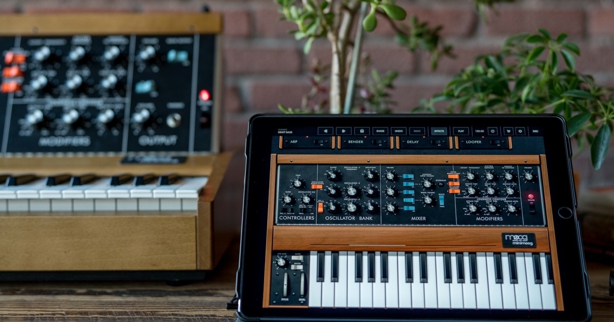 Moog sort une appli reproduisant toutes les fonctions du Minimoog ...